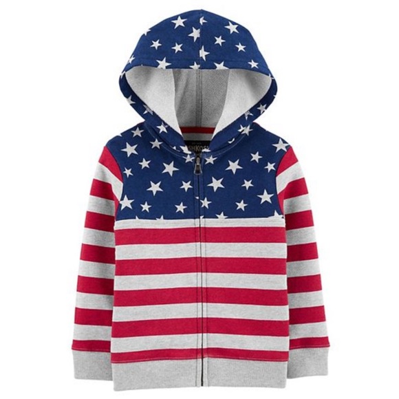 OshKosh B'gosh | Jackets & Coats | Oshkosh Boys Stars And Stripes Usa ...